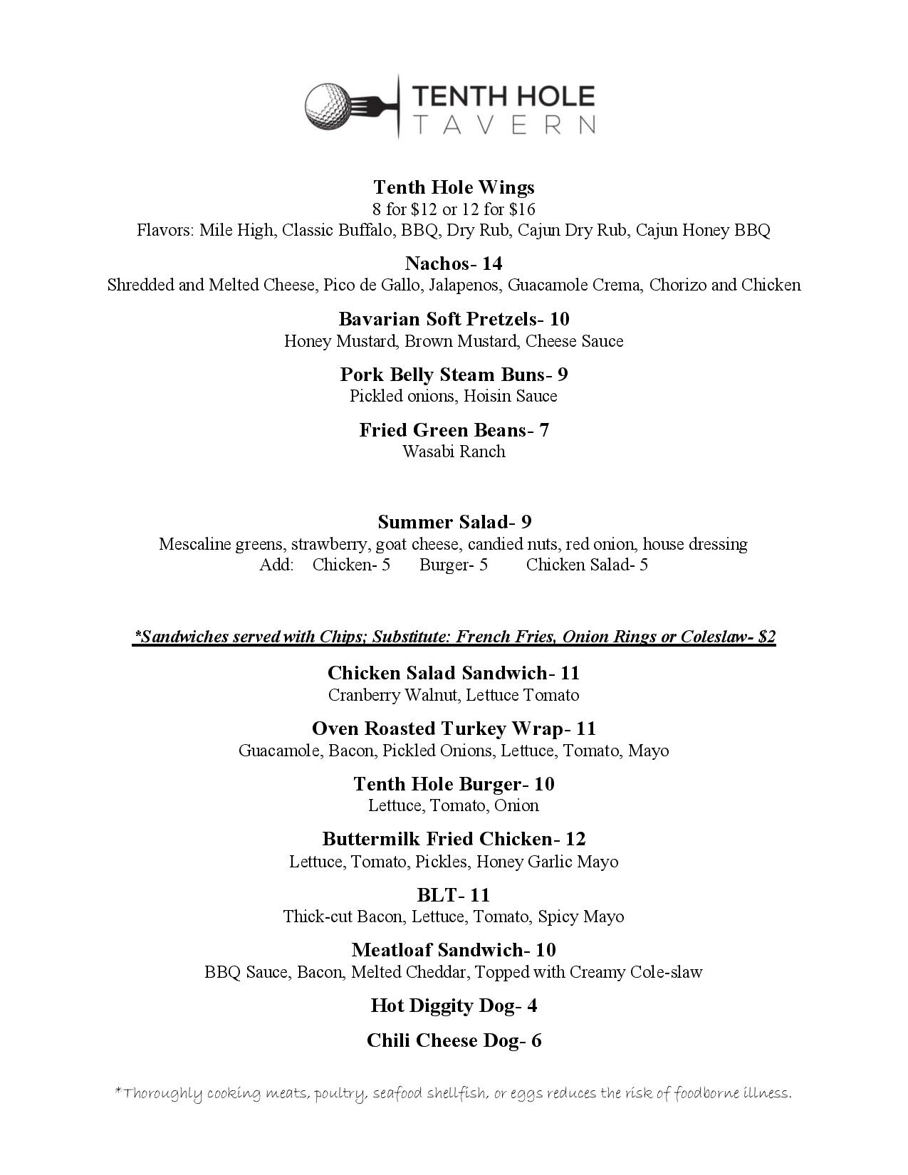 Tenth Hole Tavern - Minnechaug Golf Course